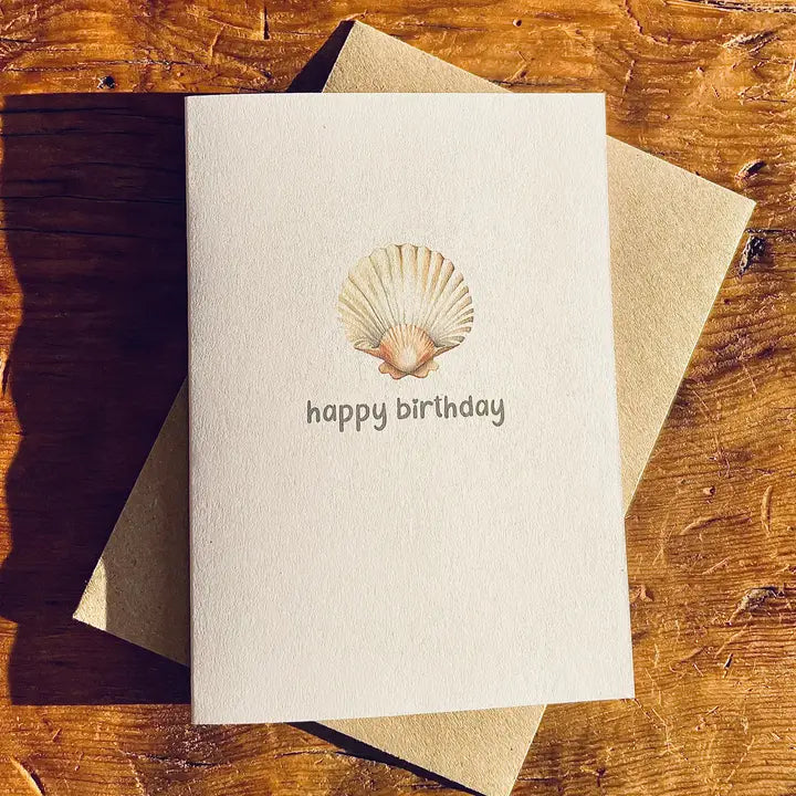 CLAM SHELL BIRTHDAY CARD – HOME THYME